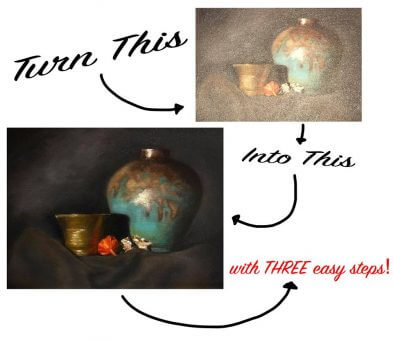 How to Photograph Oil Paintings - 3 Simple Tips!