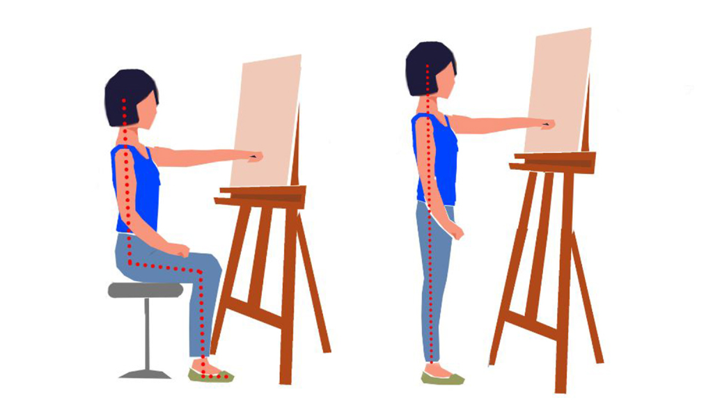 Ergonomics for Artists: How to Paint Comfortably & Sustainably for Longevity